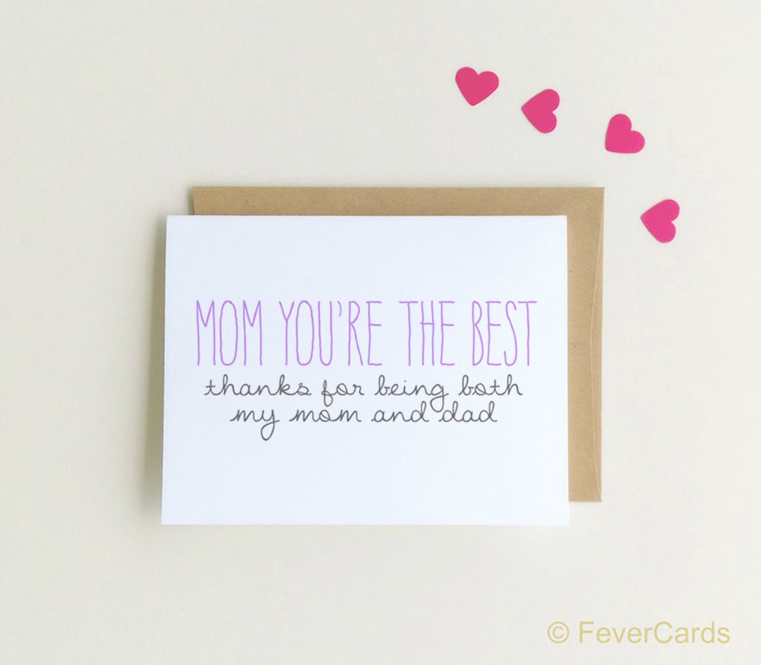 Card for Mom | Funny Card for Mom | Single Mom Card | Mom You're the ...