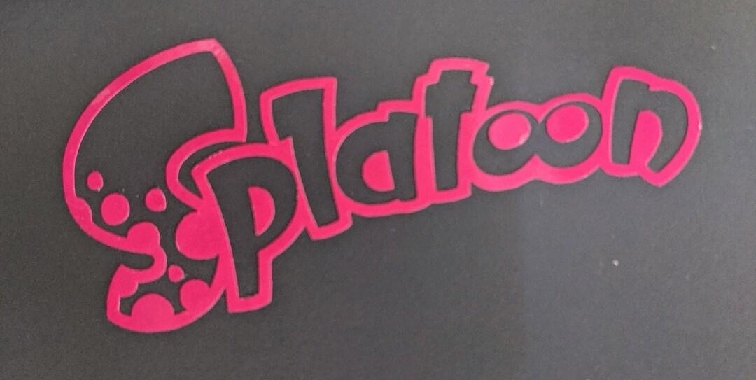 X1 Large (8.5") Splatoon Logo + Bonus Decal -- Vinyl Die-cut Decal ...