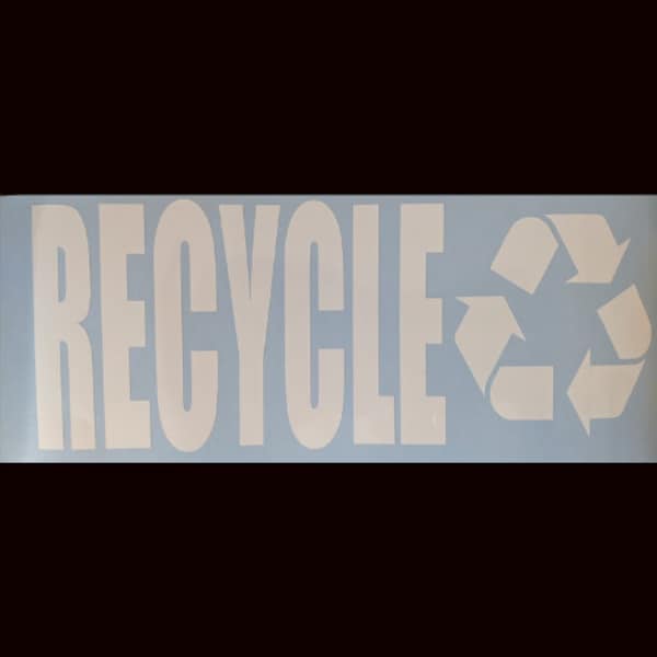 Trash Recycle Decal - Etsy