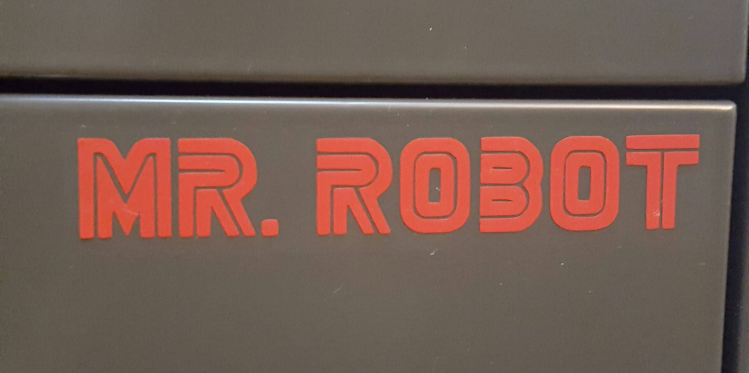 1 7 Mr. Robot Logo Red Vinyl Decal Sticker Oracal/avalon - Etsy