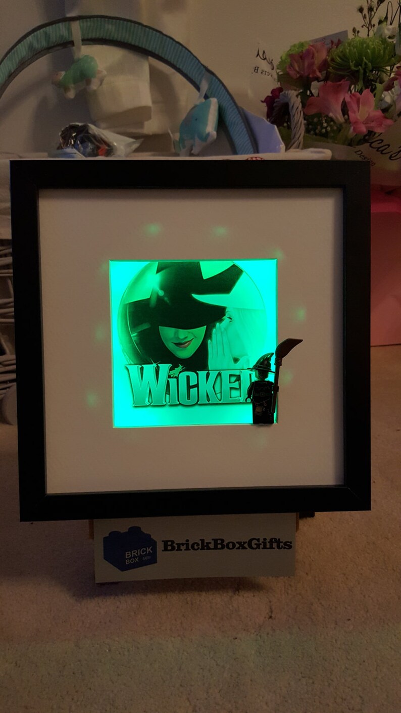 Wicked Musical Show Theatre West End Minifigure 3d Frame Witch Gift ...