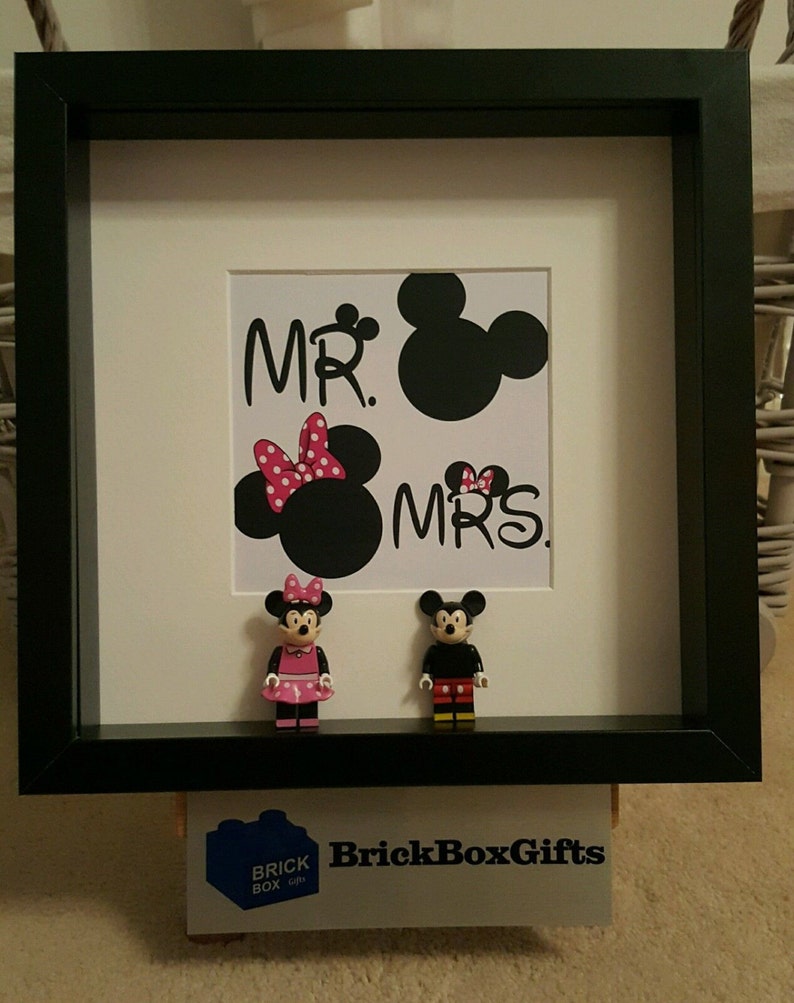 Disney Lego 3D Frame Mickey Minnie Mouse Donald Daisy Duck Double ...