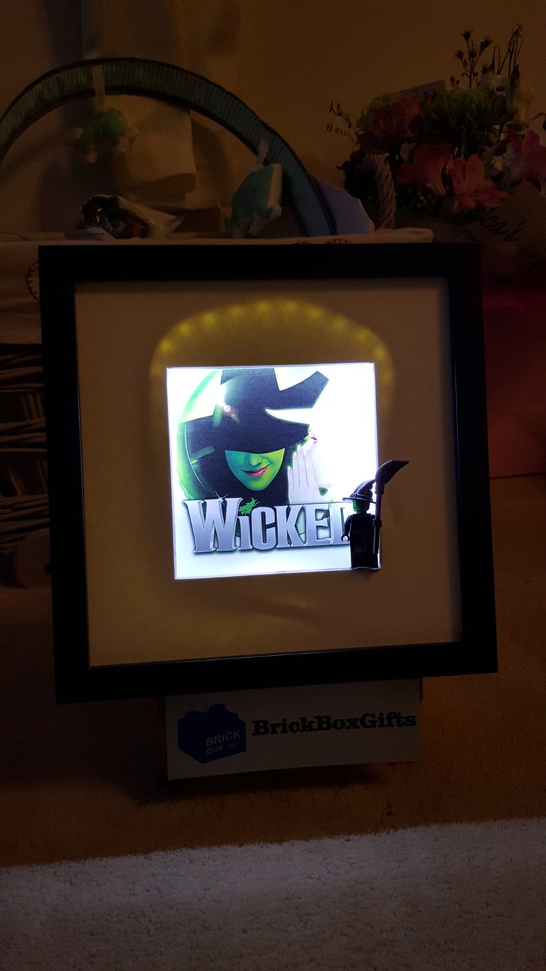 Wicked Musical Show Theatre West End Minifigure 3d Frame Witch Gift ...