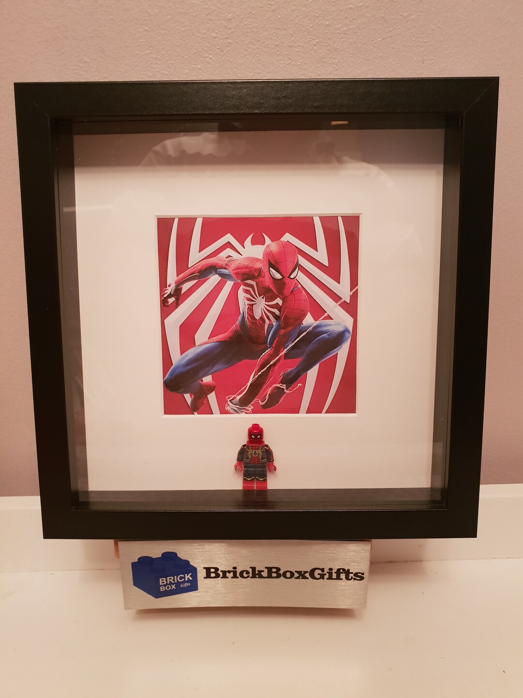 Spiderman Minifigure 3d Minifigure Frame Marvel Avengers Gift - Etsy