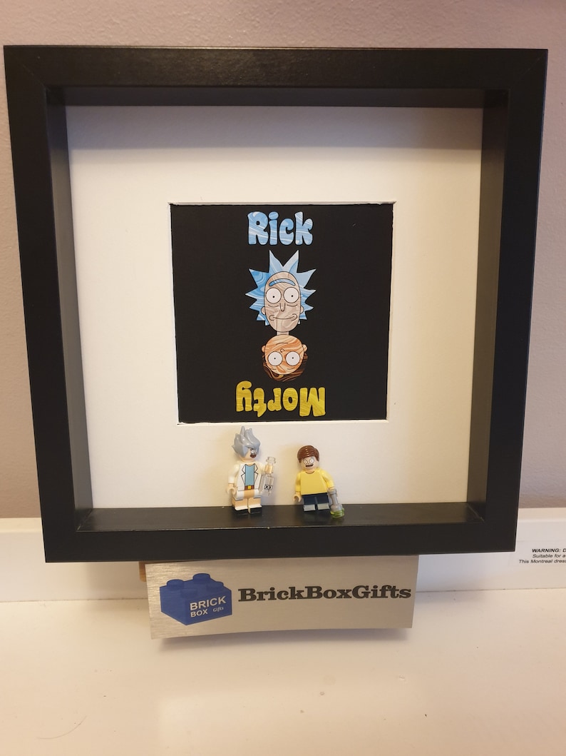 Rick and Morty 3D Minifigure Frame Tv - Etsy