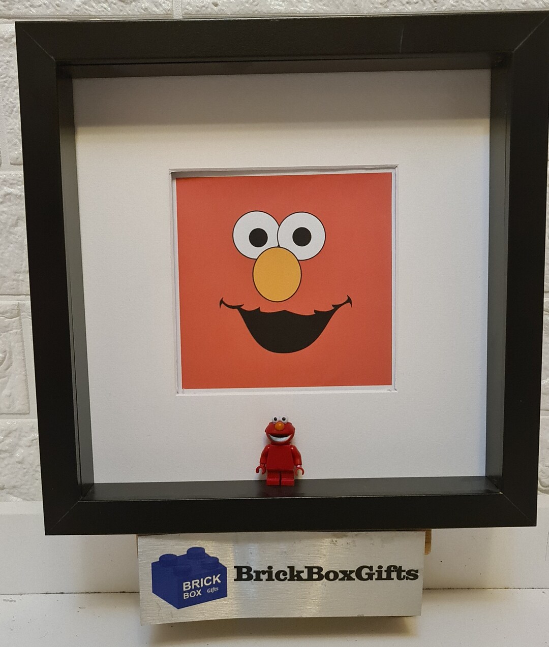 Elmo 3D Minifigure Frame - Etsy