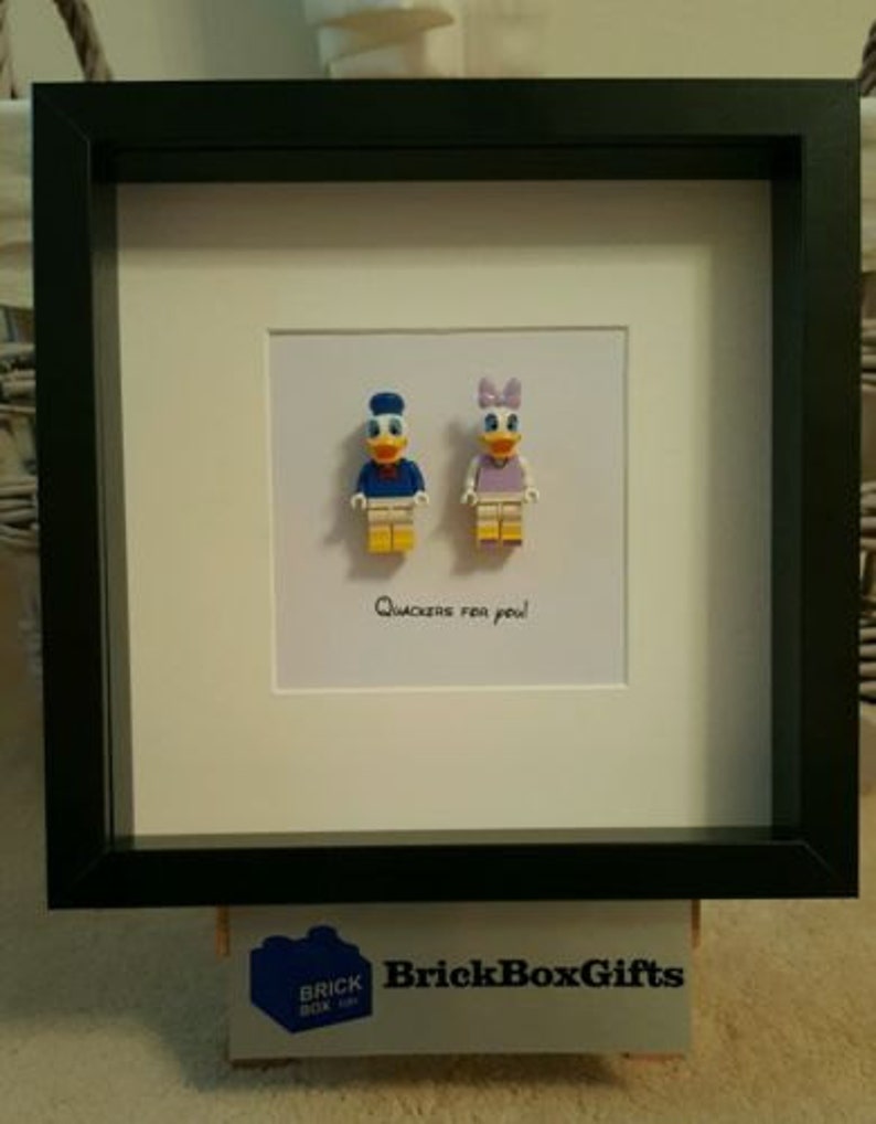 Disney Lego 3D Frame Mickey Minnie Mouse Donald Daisy Duck Double ...