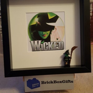 Wicked Musical Show Theatre West End Minifigure 3d Frame Witch Gift ...