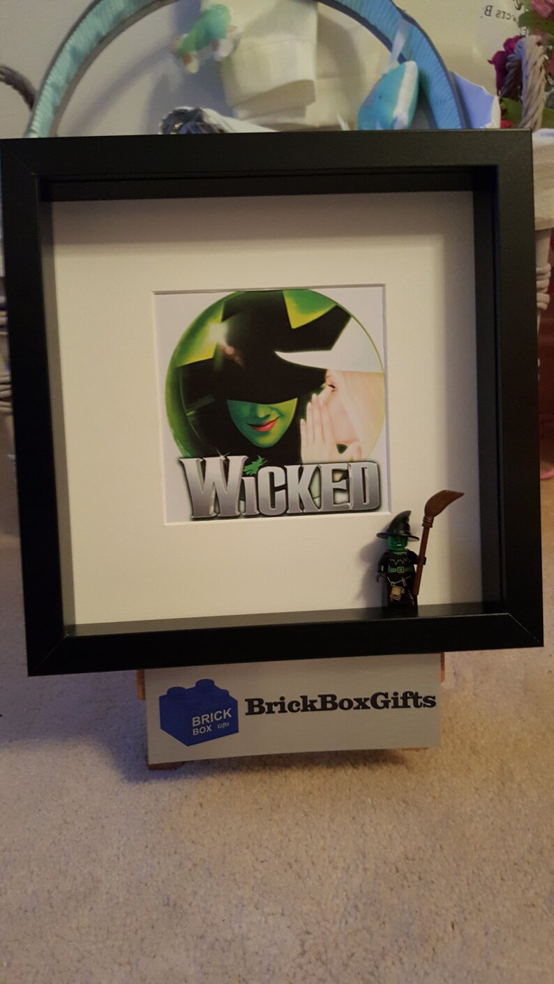 Wicked Musical Show Theatre West End Minifigure 3d Frame Witch Gift ...