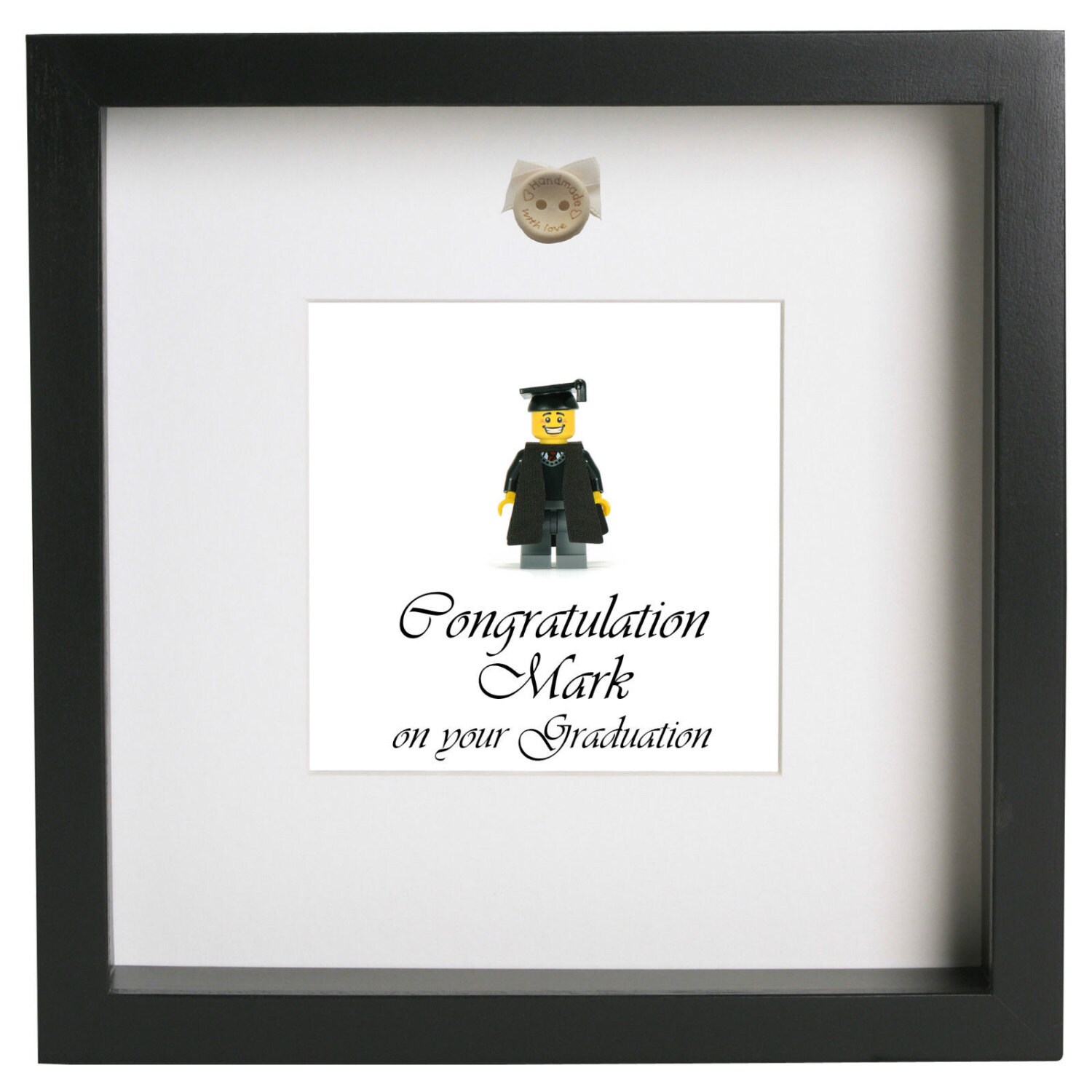 Graduation Lego 3D Frame Gift Present Graduate Customise - Etsy UK