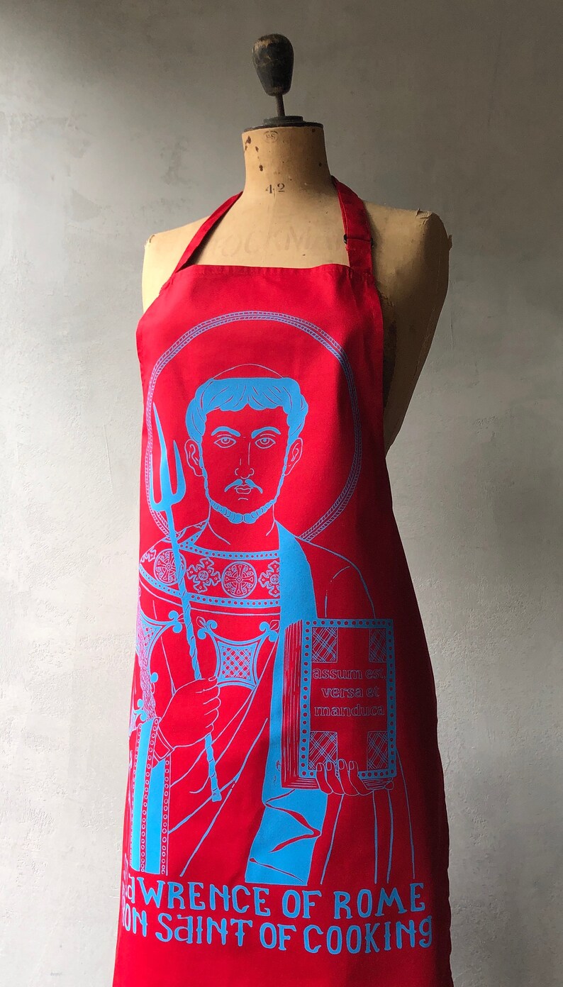 Aprons for Cooking Enthusiasts. St Lawrence of Rome. the - Etsy