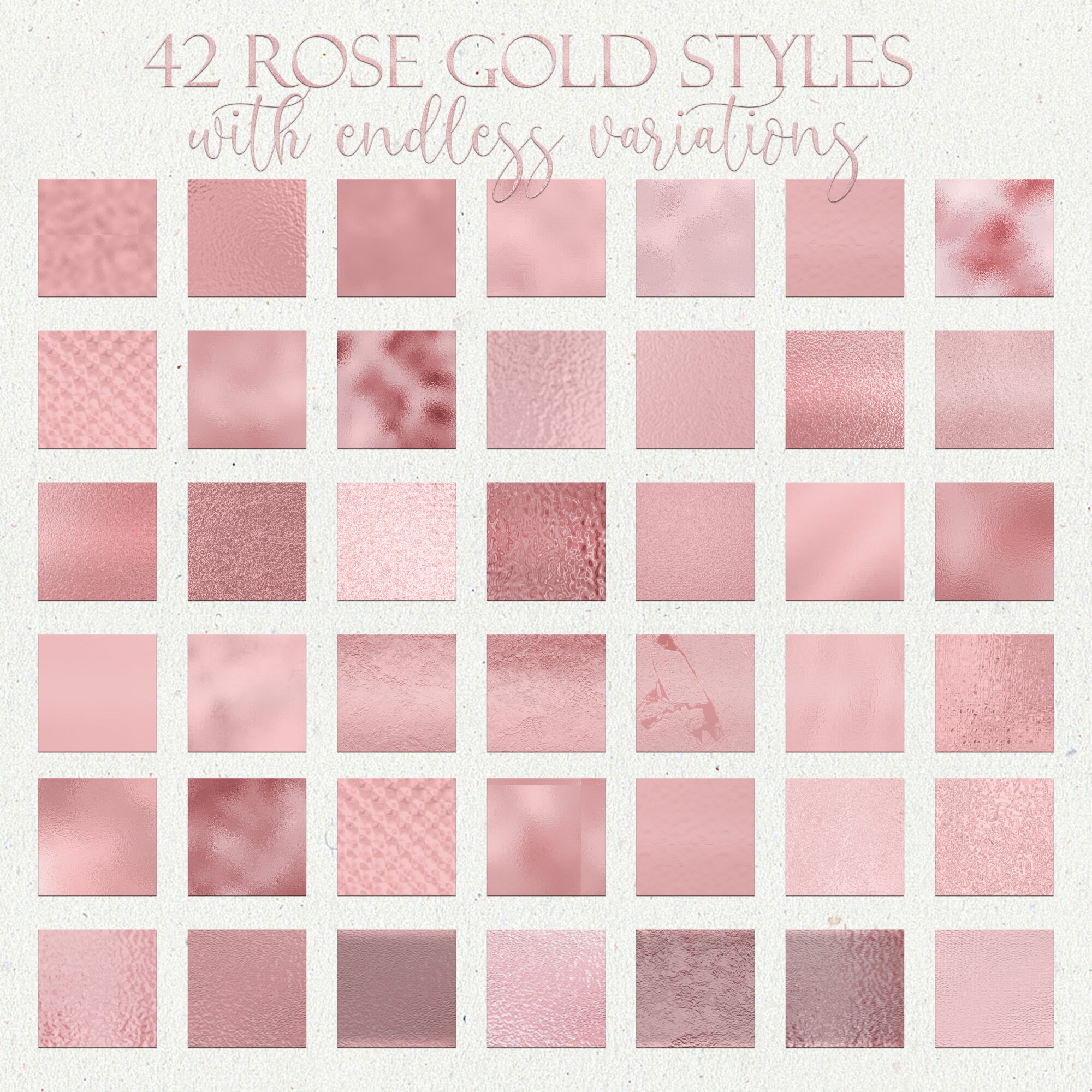 Rose Gold Photoshop Styles, ASL FX Photoshop Text Effects, Rose Gold ...