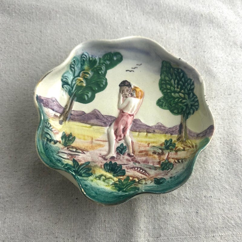 Capodimonte Trinket Dish - Etsy