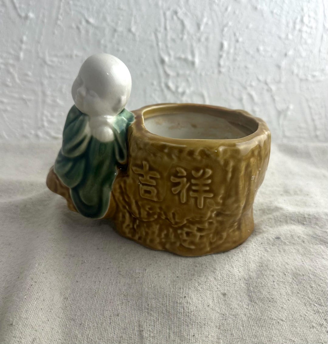 Vintage Royal Copley Planter, Asian Monk, 1950s Ceramic - Etsy