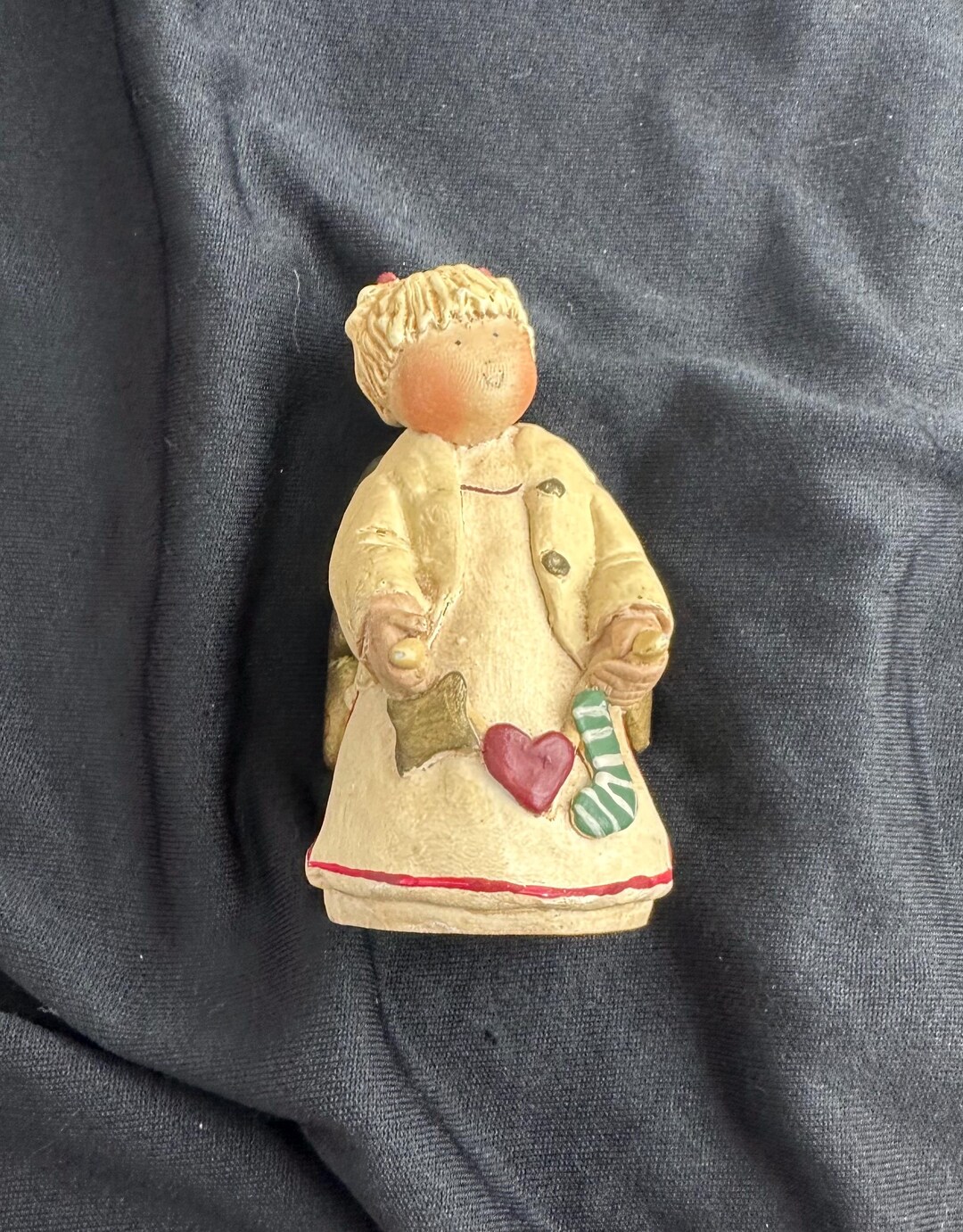 Annekabouke Angel of Celebration Christmas Angel Figurine, 3 1/2" Tall ...
