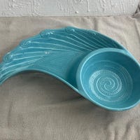 Vintage California Pottery Original Torrence CA Three Dish Divided Tray ...