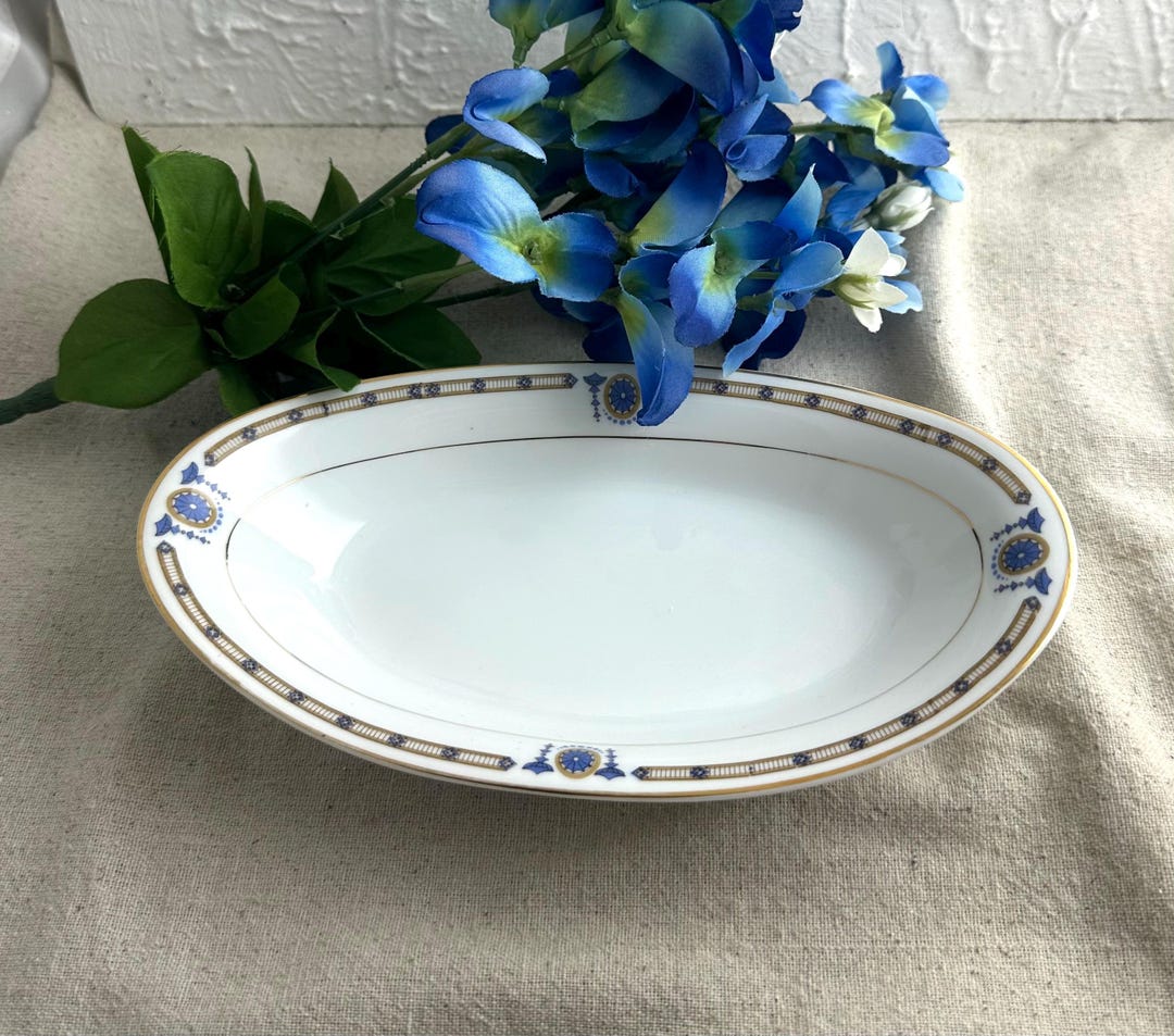 Antique Early 1900's Noritake Beverly Pattern Relish Plate, 8" X 4 3/4 ...