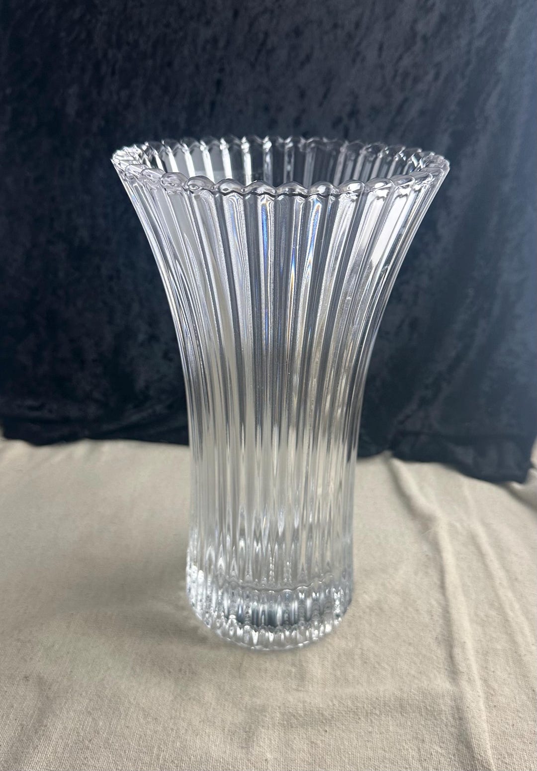 Home Beautiful Original Design Fluted Flower Vase, Japan, 9" Tall X 5 ...