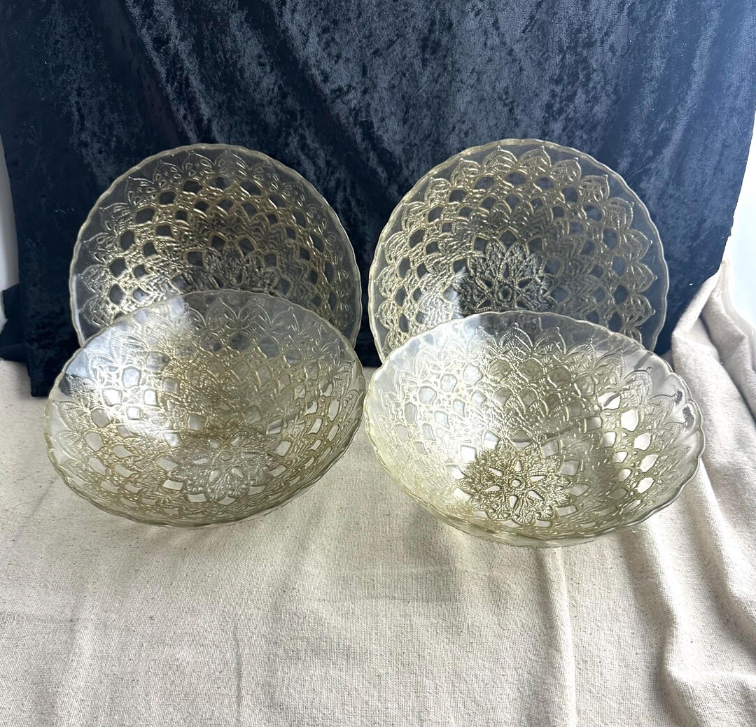 Artistic Accents Bowls, Set of 4, Made in Turkey, 6 1/2" Diameter, 2 1/ ...