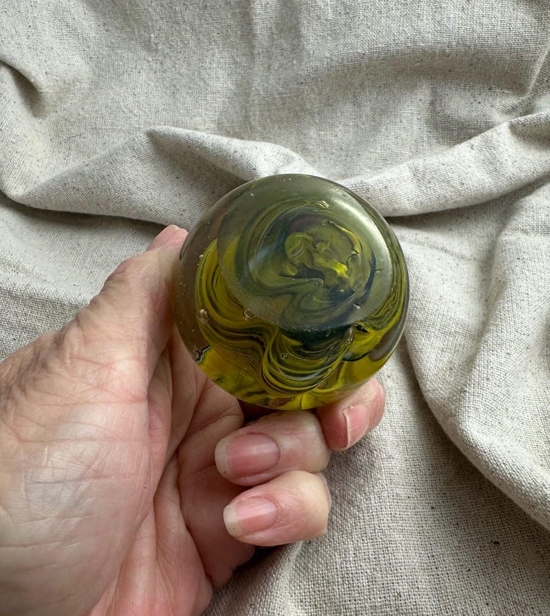Art Glass Paperweight Orb - Etsy