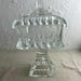 Jeanette Glass Wedding Jar, Lidded Candy Dish, Clear Pressed Glass, 8 ...