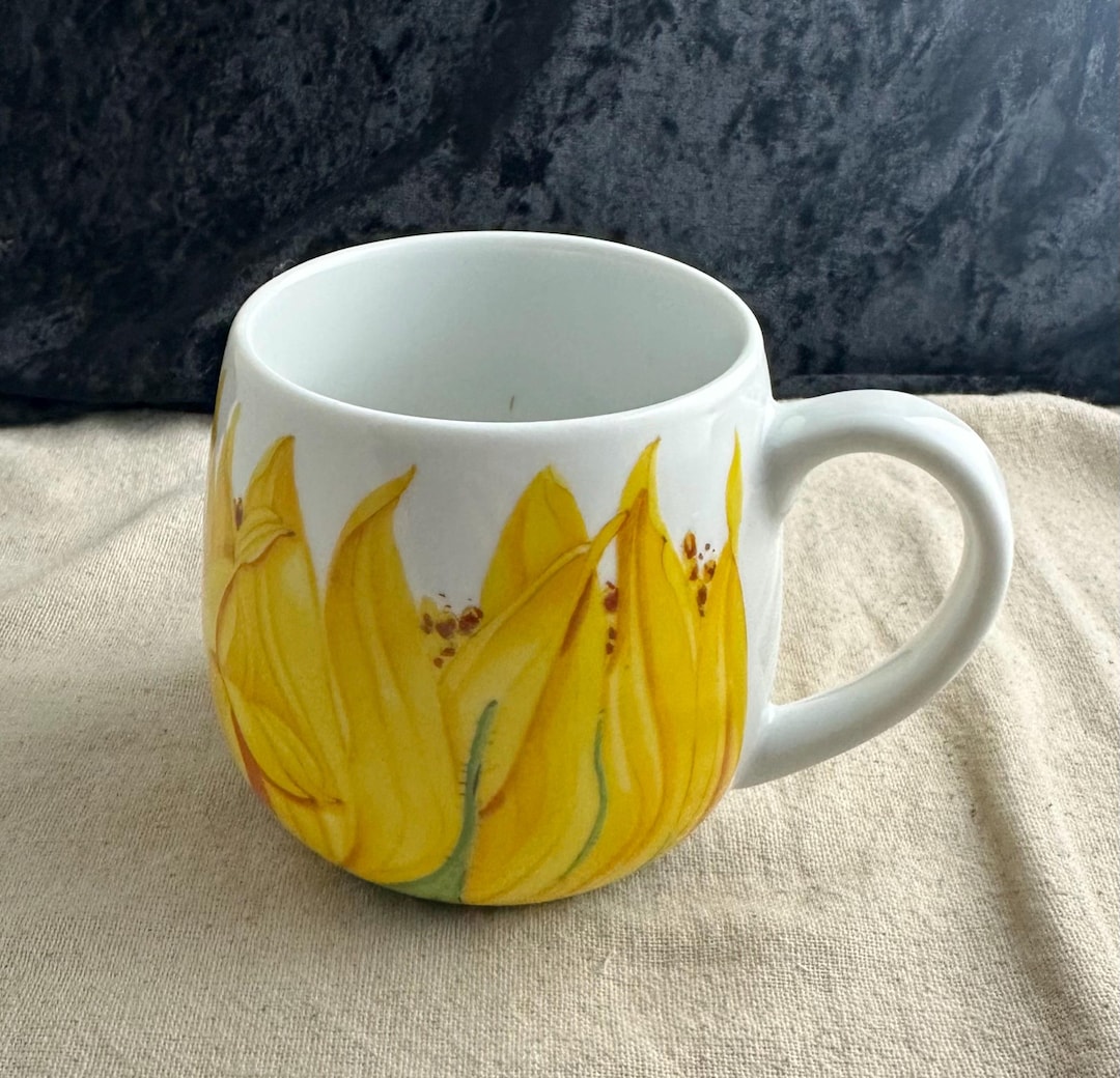 Konitz Snuggle Mug, Germany Floral Mug, Made in Thailand, 3 1/2" All X ...