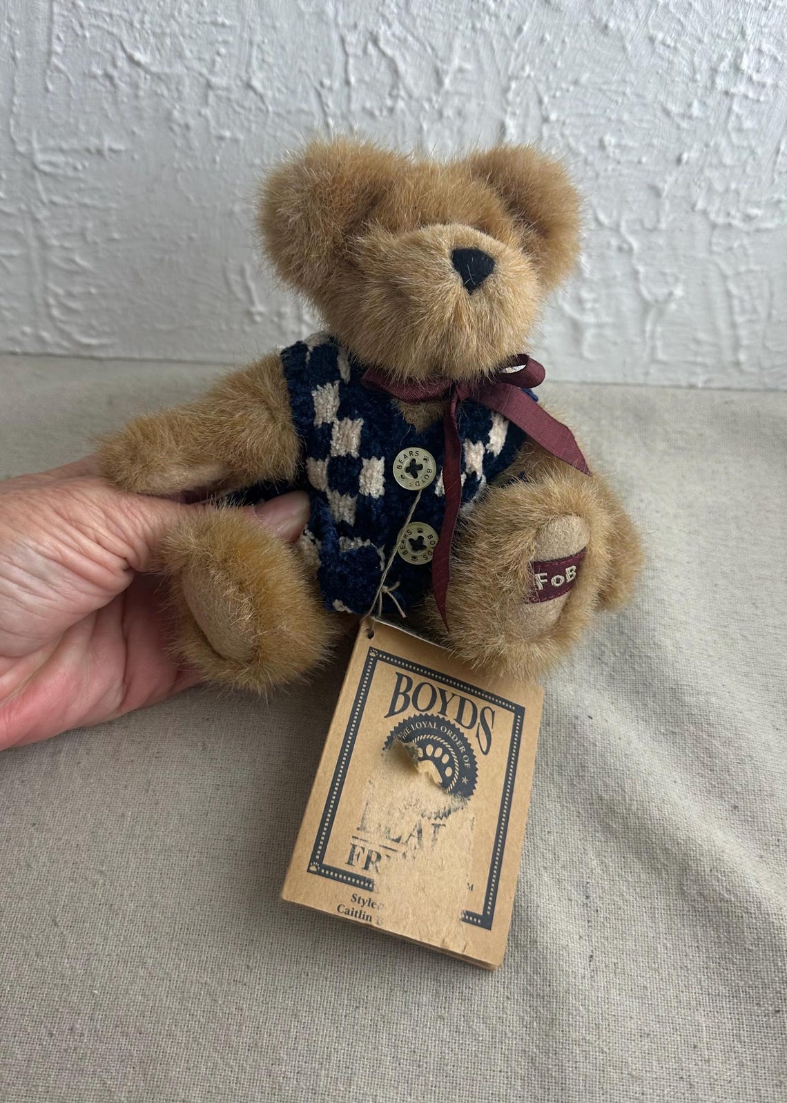 Boyd's Bears Caityn Berriweather Plush With Tags, 1990-1999 on Sewn in ...