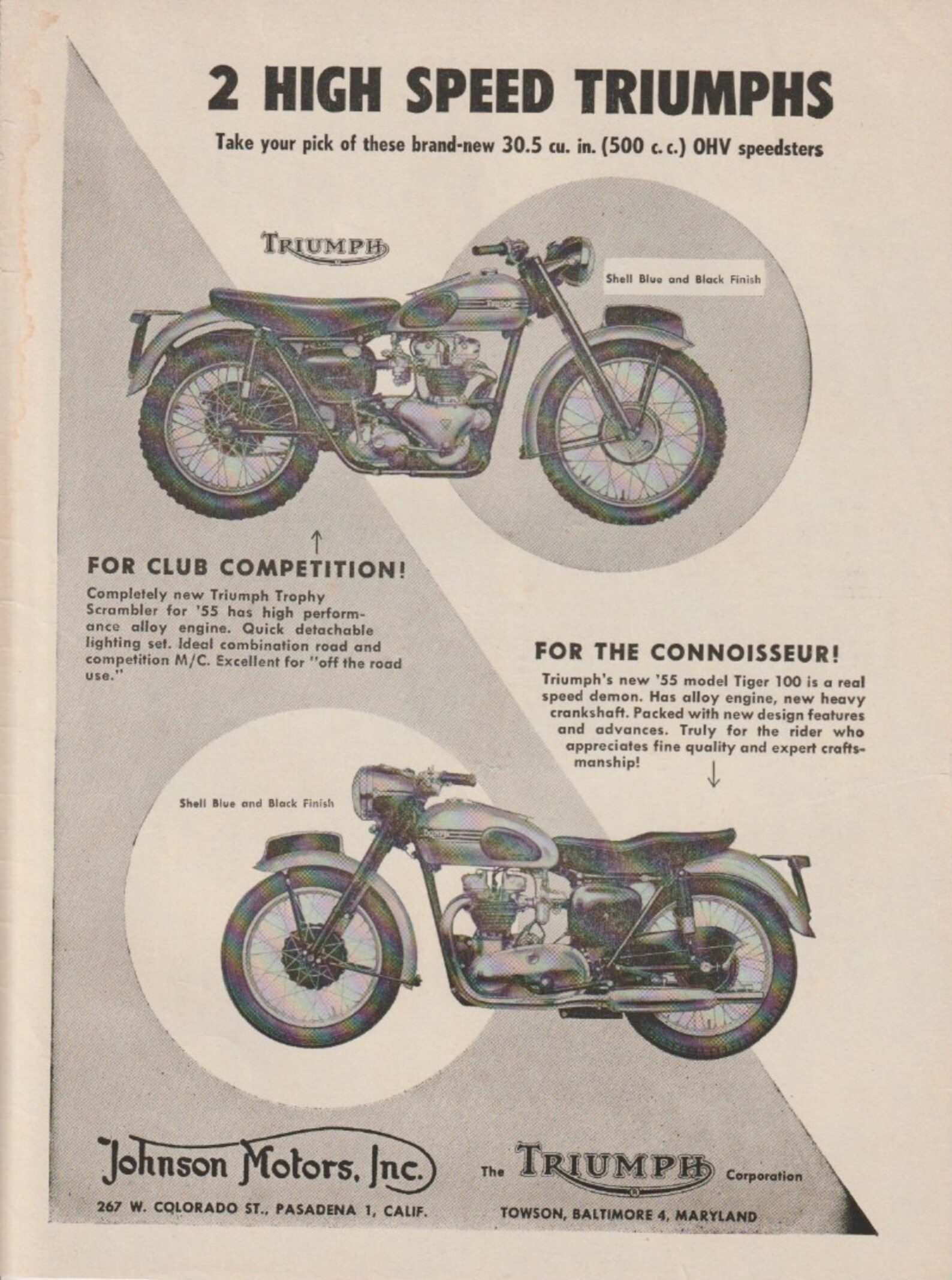 Original Antique INDIAN Tomahawk Motorcycle 1955 Advertisement - Etsy