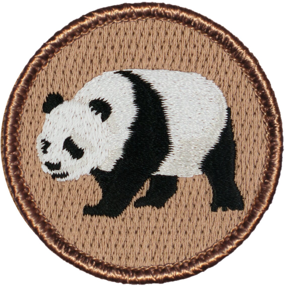 Panda Patch 2 Inch Diameter Embroidered Patch - Etsy