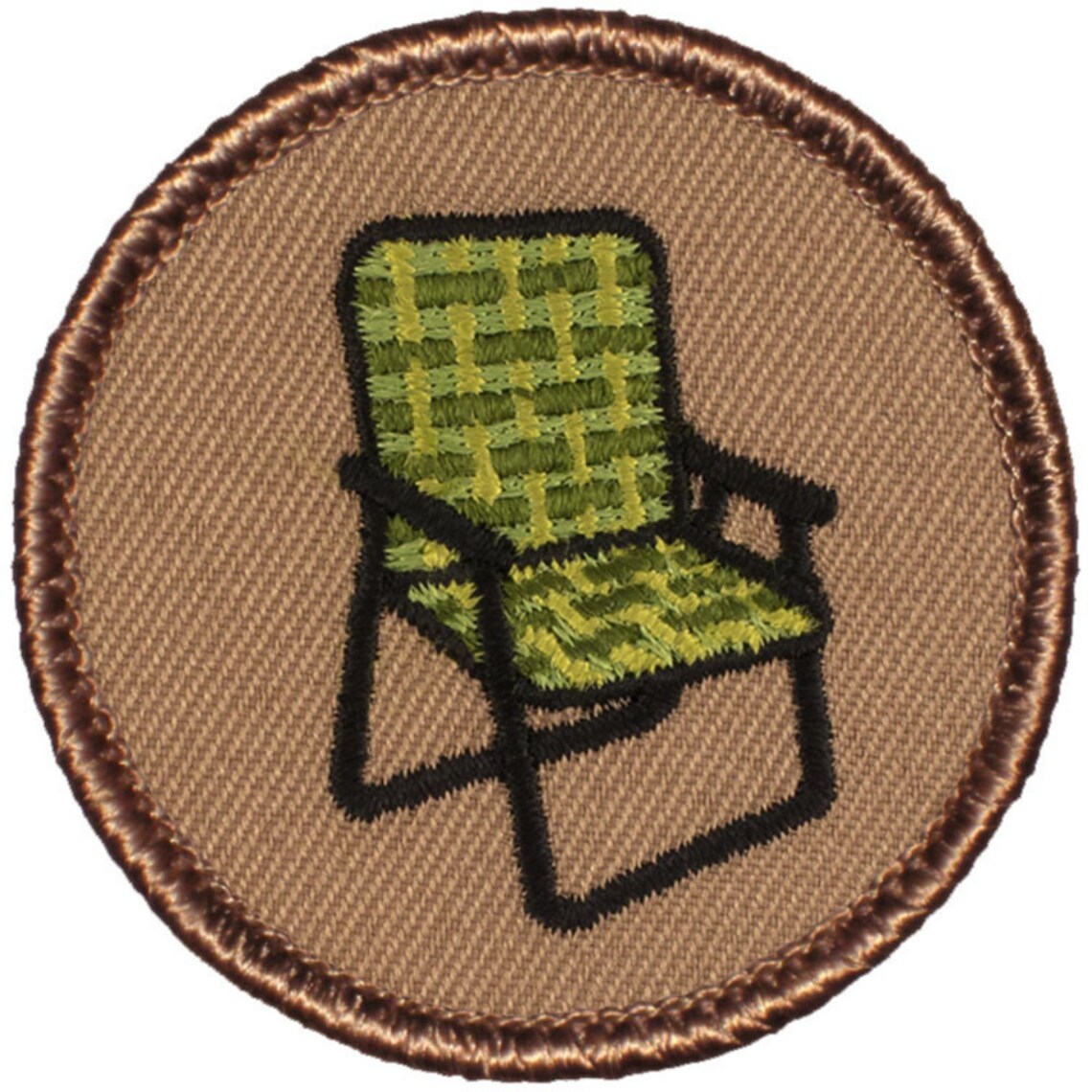 Lawn Chair Patch (246) 2 Inch Diameter Embroidered Patch - Etsy