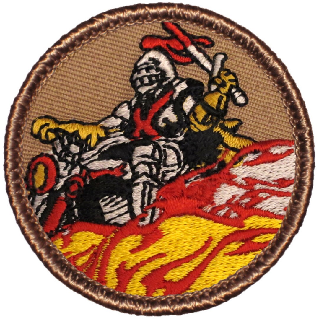 Knight Rider Patch (504) 2 Inch Diameter Embroidered Patch - Etsy