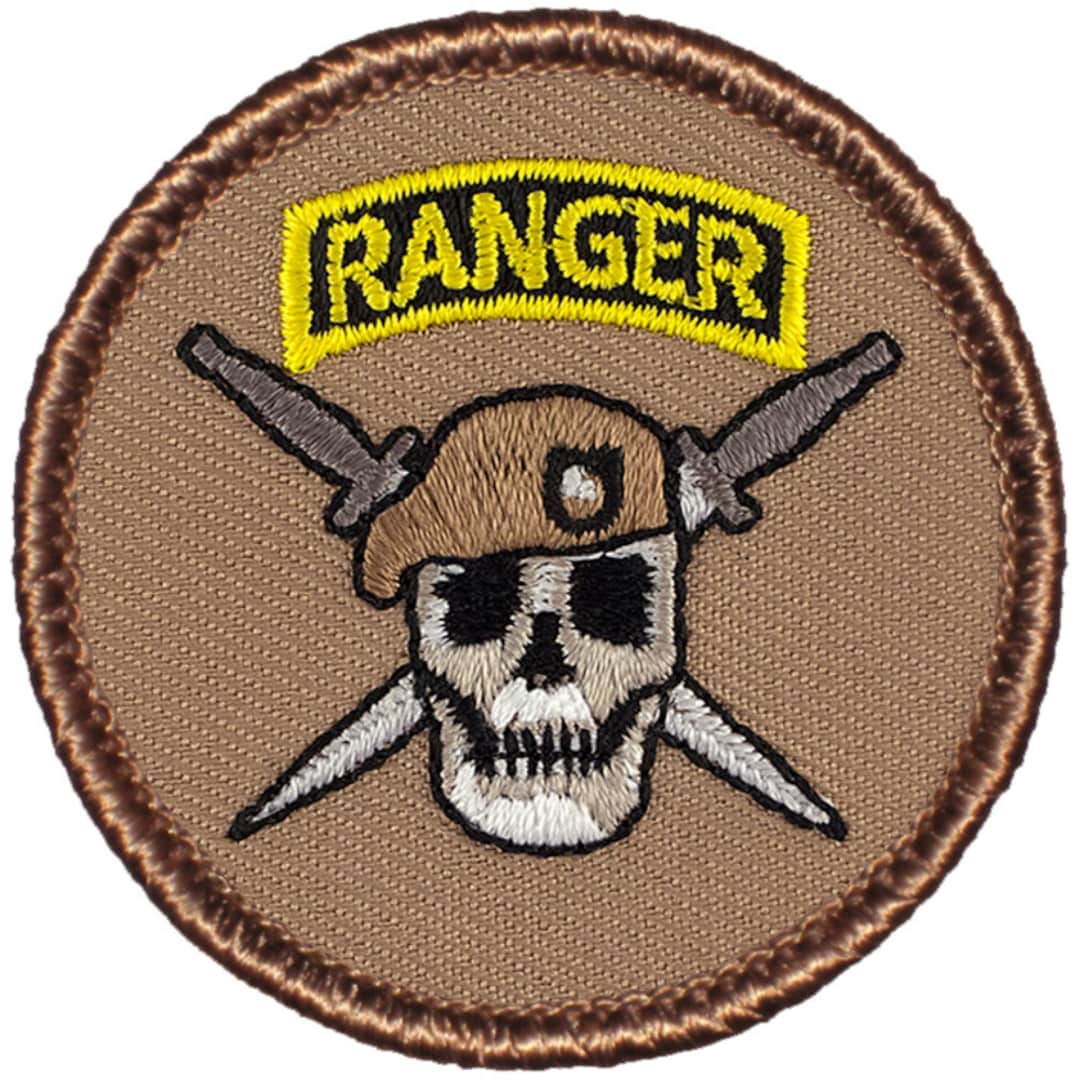 Army Ranger Patch 2 Inch Diameter Embroidered Patch - Etsy