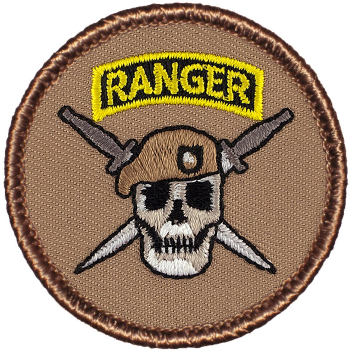Army Ranger Patch 2 Inch Diameter Embroidered Patch - Etsy