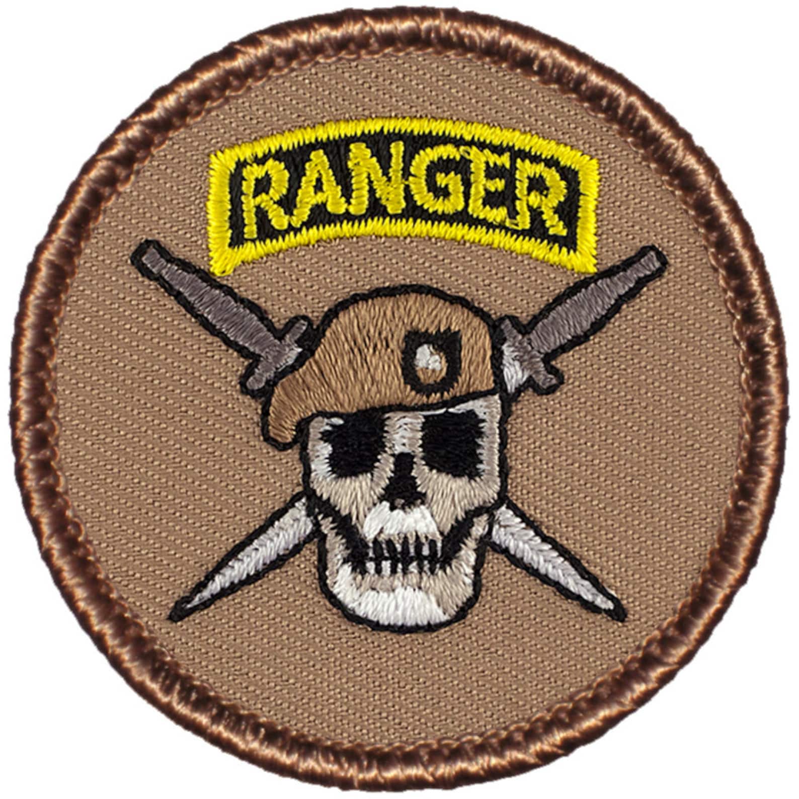 Army Ranger Patch 2 Inch Diameter Embroidered Patch - Etsy