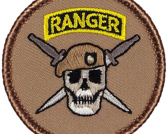 Army Ranger Patch 2 Inch Diameter Embroidered Patch - Etsy