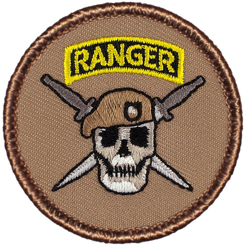 Army Ranger Patch 2 Inch Diameter Embroidered Patch - Etsy