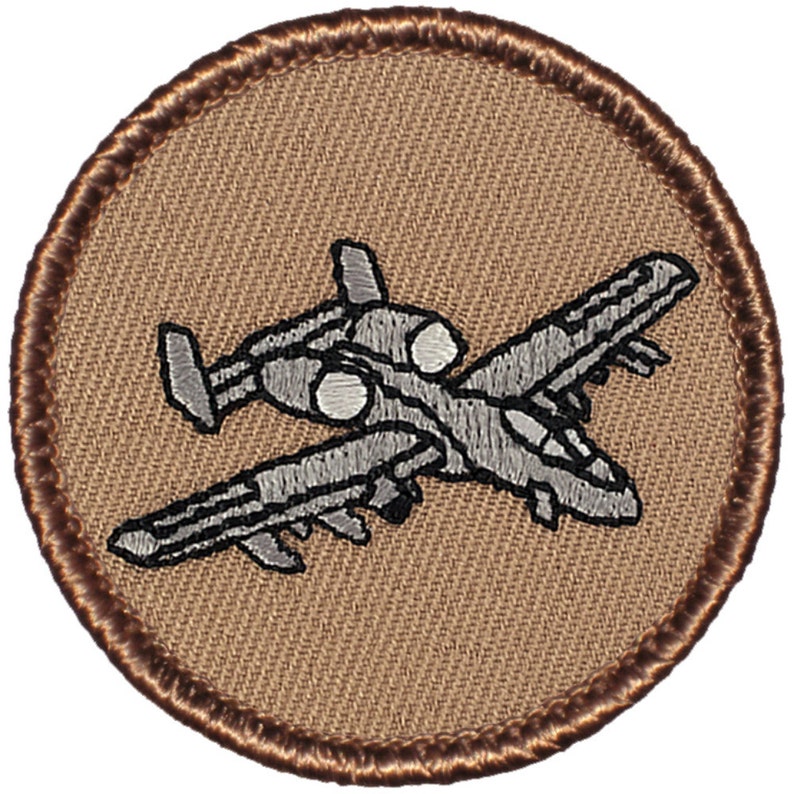 A-10 Warthog Patch 2 Inch Diameter Embroidered Patch - Etsy
