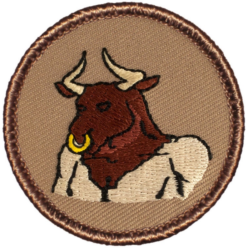 Minotaur Patch 2 Inch Diameter Embroidered Patch - Etsy