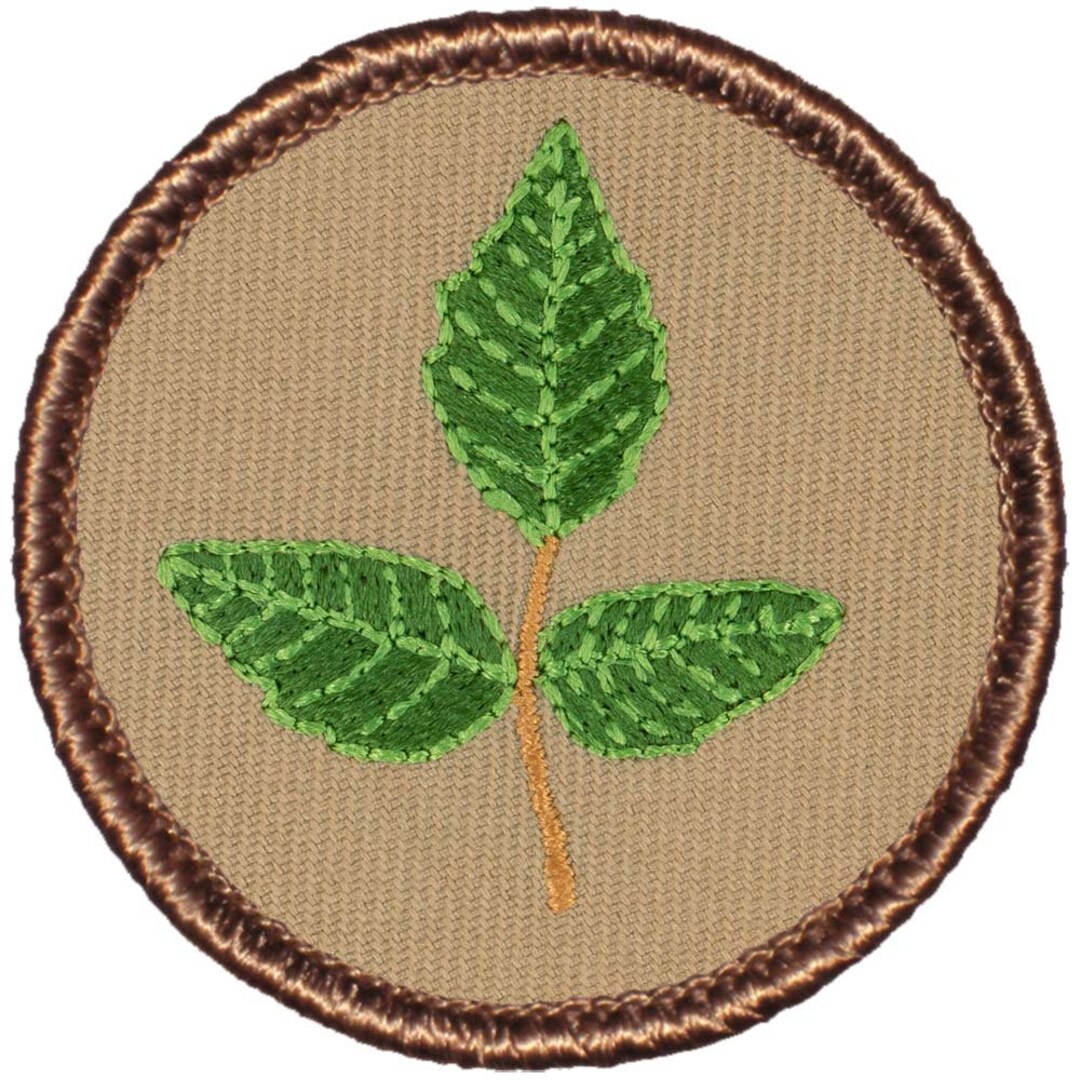 Poison Ivy Patch (C52) - 2 Inch Diameter Embroidered Patch - Etsy