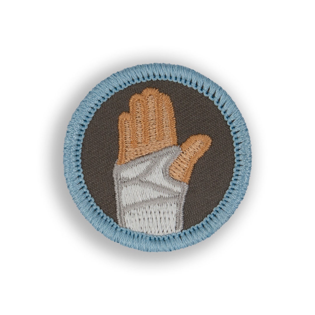 Broken Wrist Demerit Badge - 1.5" Diameter Embroidered Patch - Etsy