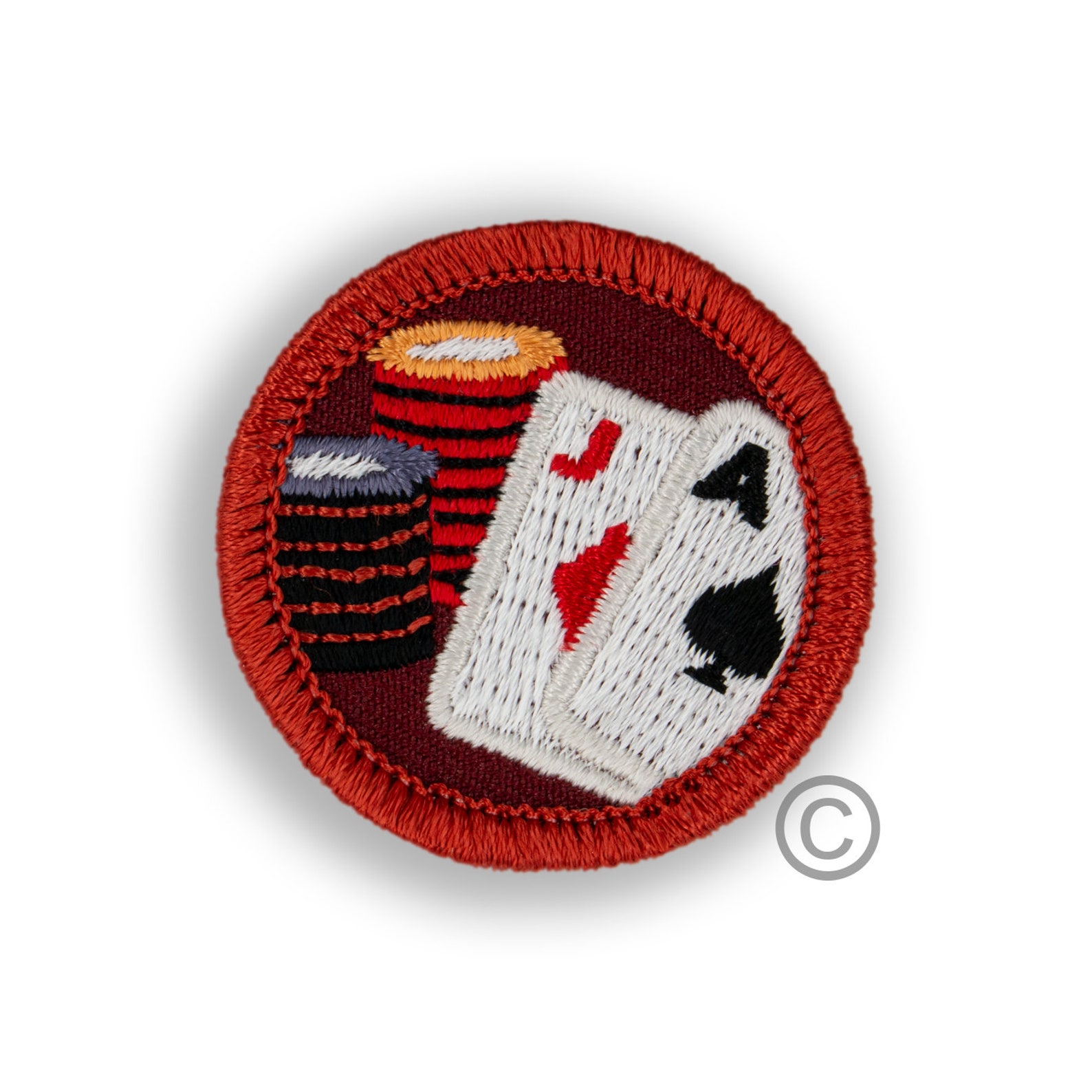 Blackjack Demerit Badge 1.5 Diameter Embroidered Patch - Etsy