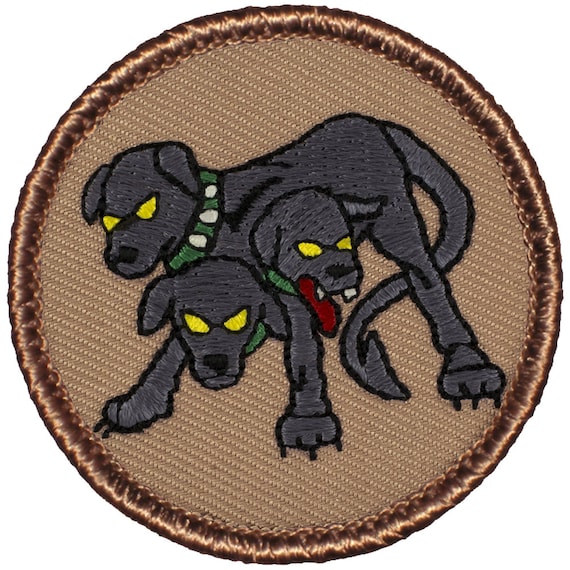 Cerberus Patch 2 Inch Diameter Embroidered Patch - Etsy