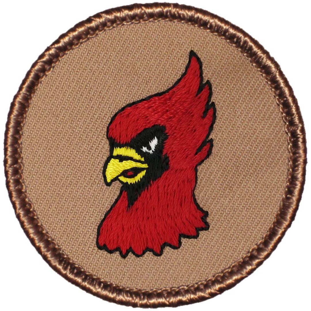 Cardinal Patch 2 Inch Diameter Embroidered Patch - Etsy