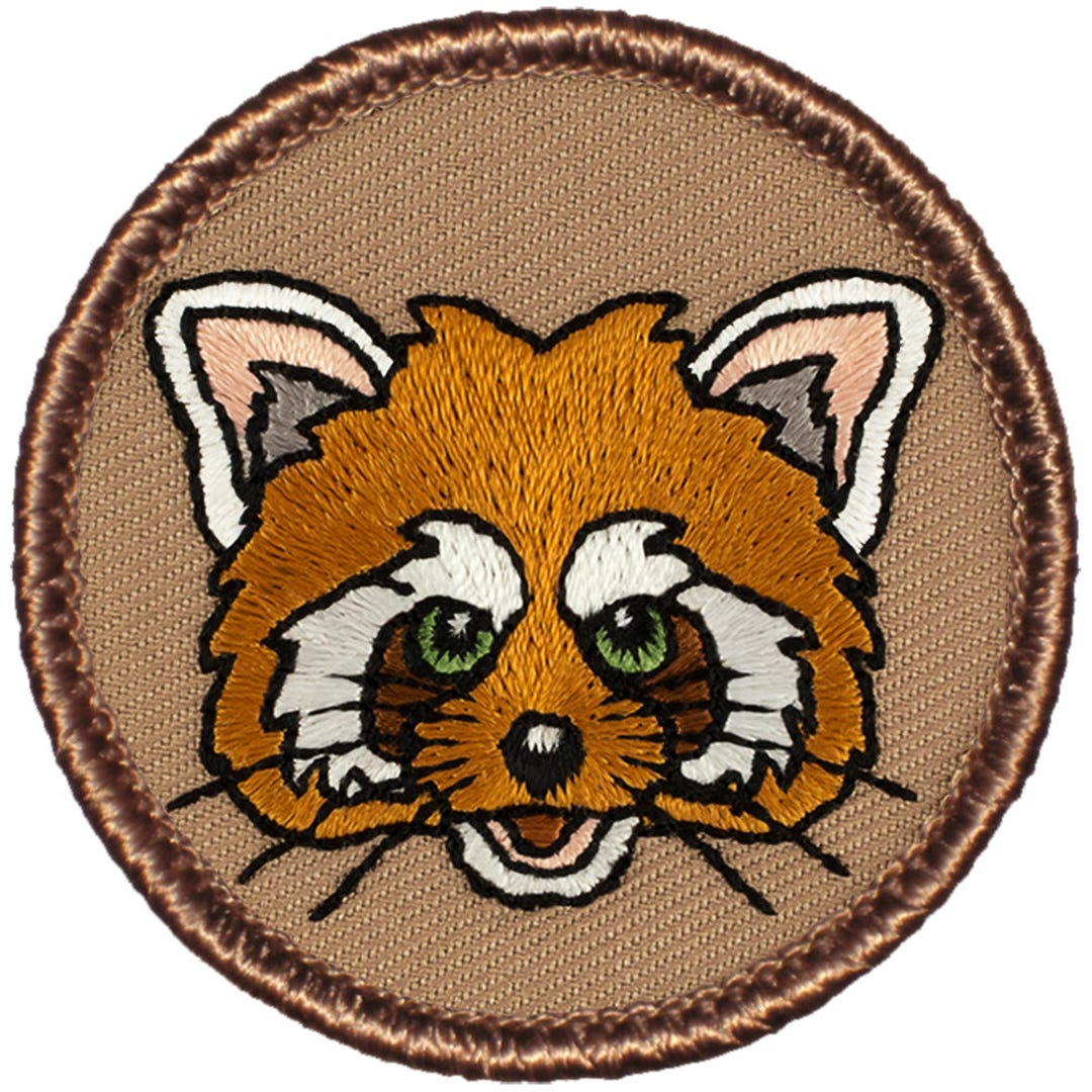 Red Panda Patch 833 2 Inch Diameter Embroidered Patch - Etsy