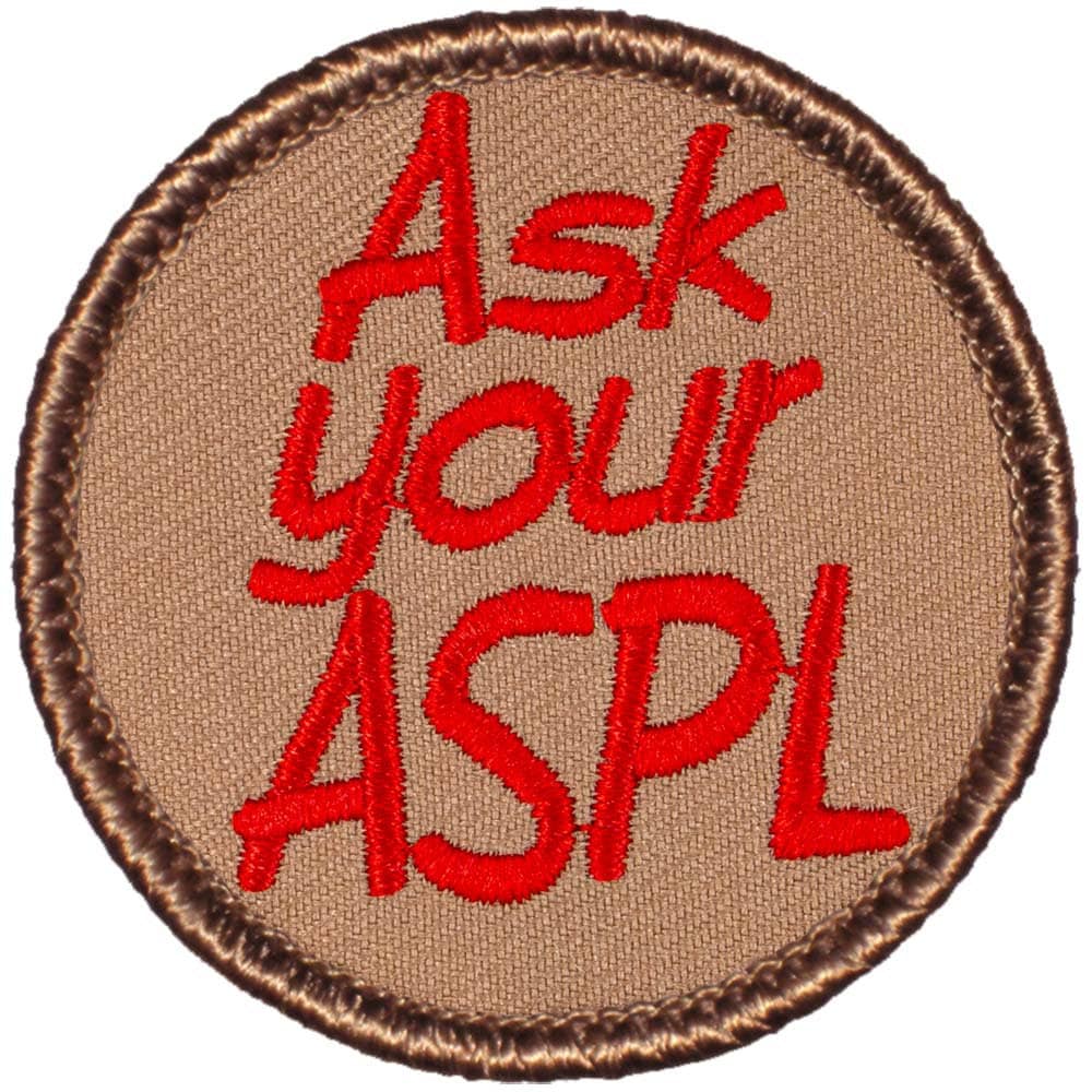 Ask Your ASPL Patch 2 Inch Diameter Embroidered Patch - Etsy