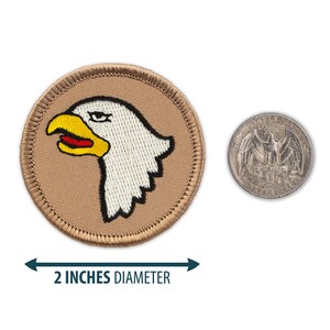 Screaming Eagle Patch (106) – 2 Inch Diameter Embroidered Patch - Etsy
