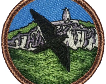 Falcon Patch 036 2 Inch Diameter Embroidered Patch | Etsy