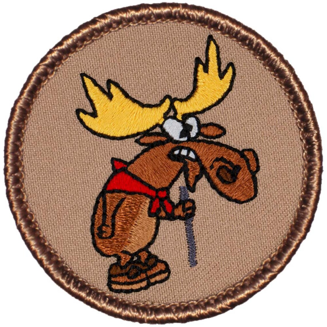 Moose Scout Patch (454) 2 Inch Diameter Embroidered Patch - Etsy