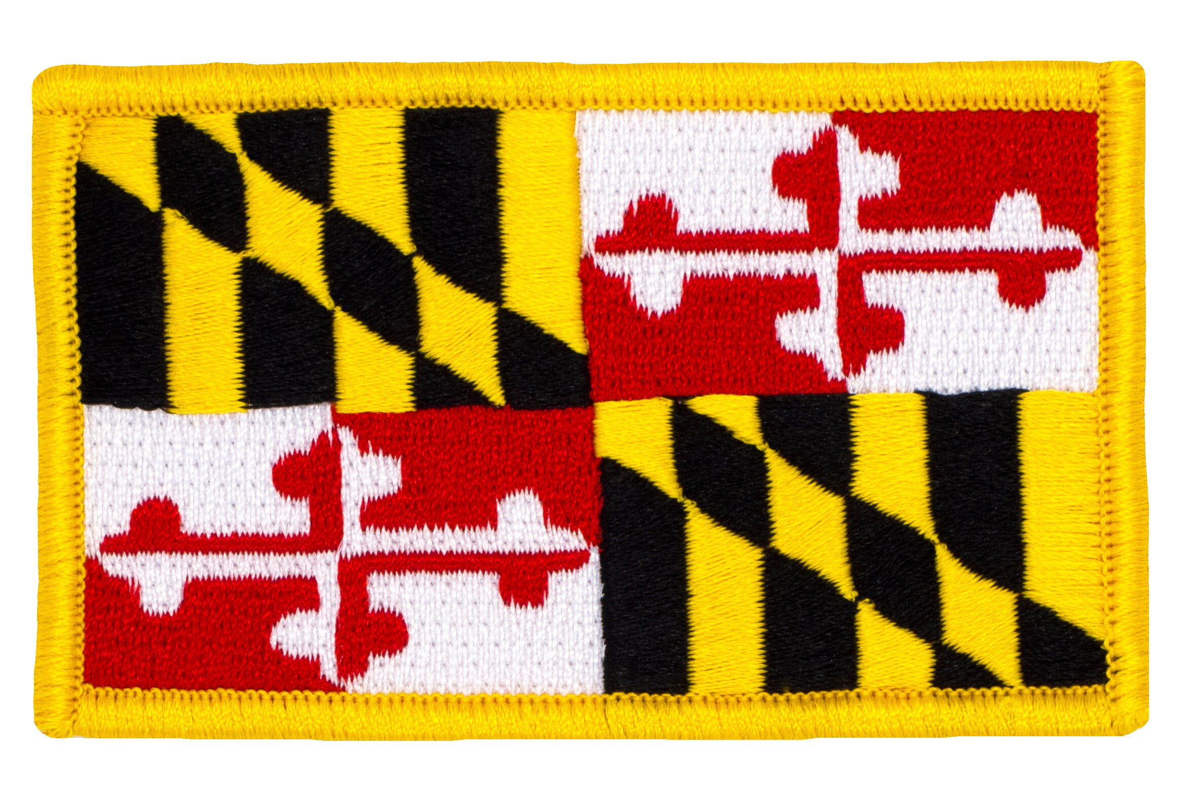 Maryland State Flag Patch - Full Color Embroidered Patch 2" X 3 3/8" - Etsy