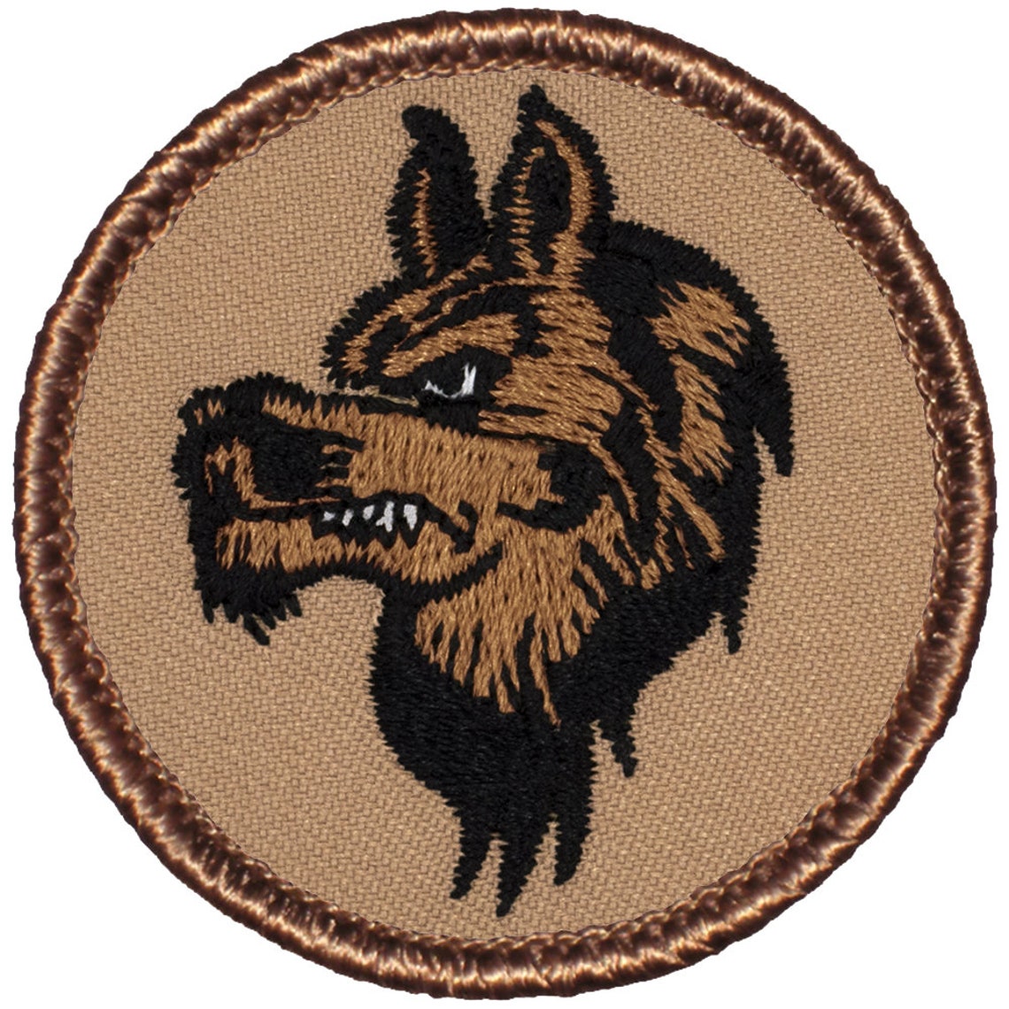 Werewolf Patch 2 Inch Diameter Embroidered Patch - Etsy